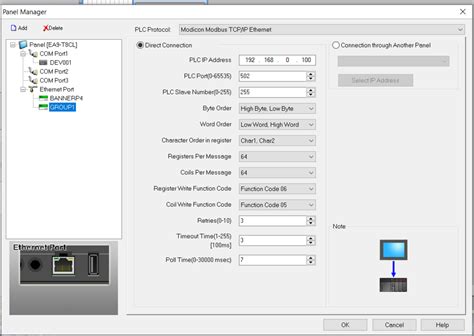 Modbus Tcpip And 3rd Party Device Help Vision And Samba Plc Hmi Controllers And Visilogic