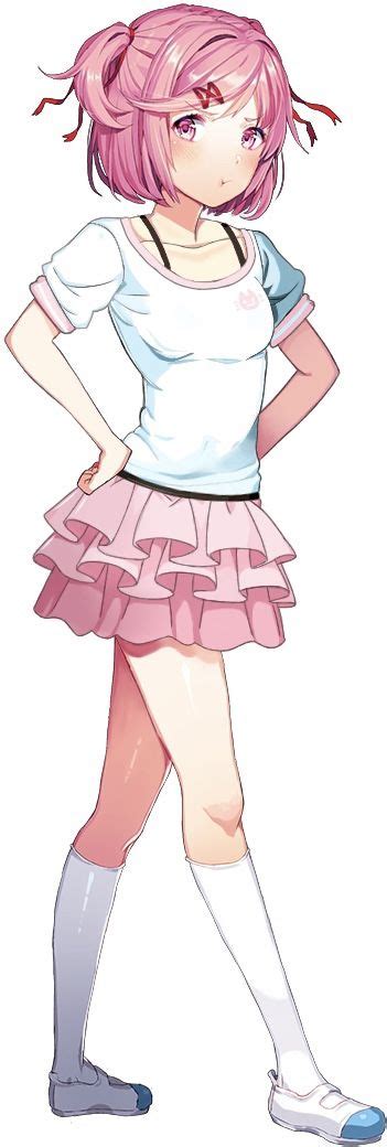 Ddlc Natsuki Menu Sprite Casual Outfit
