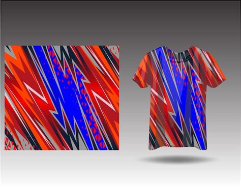 레이싱 저지 사이클링 축구 게임 모토크로스를 위한 티셔츠 스포츠 디자인 프리미엄 벡터