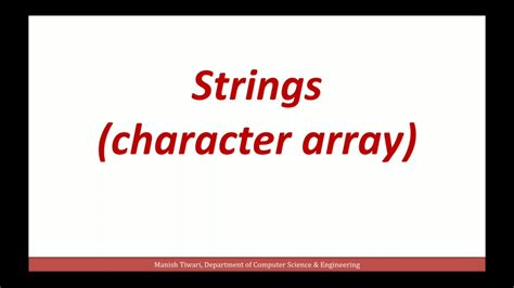 Understanding Strings In C And String Functions Strlen Strcpystrcat Strrev Strcmp