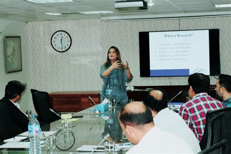Dr Kalsoom Sumra On Linkedin Taking Training Session On Institutional Reforms Reports At