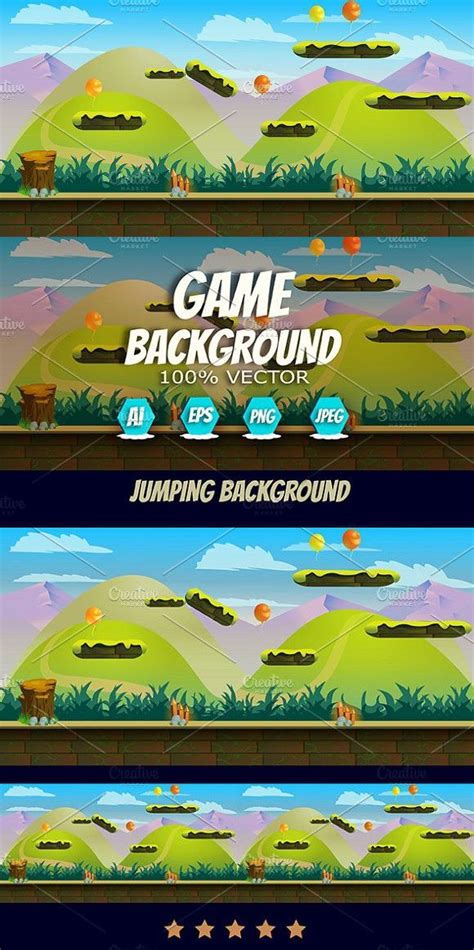 Jumping Game Background