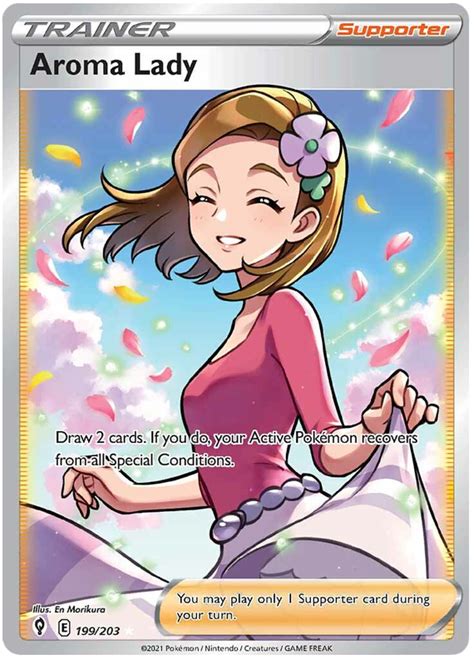Aroma Lady Evolving Skies 199 Pokemon Card