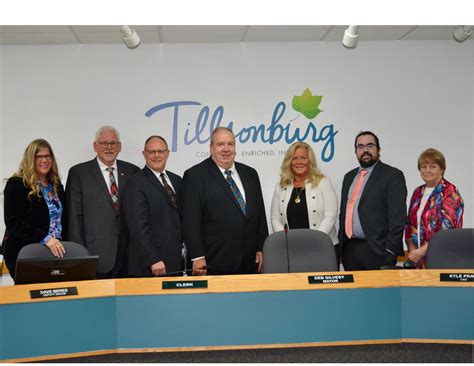 Mayor And Council Town Of Tillsonburg