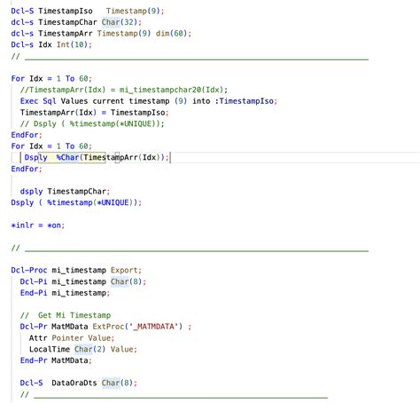Strange Interpretation Of Rpg Free Issue 186 Codefori Vscode Rpgle