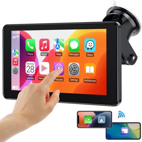 Autoradio Bluetooth Carplay Sans Fil 7 écran Tactile 5gwifi Lecteur
