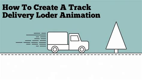 How To Create A Track Delivery Loder Animation Using Html Css Youtube