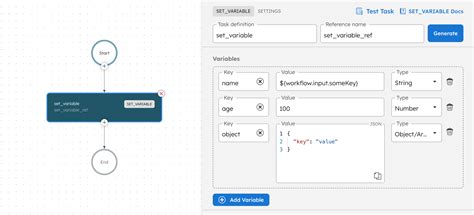 Set Variable Orkes Conductor Documentation
