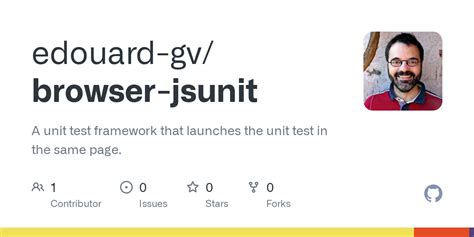 browser jsunit production at main · edouard gv browser jsunit · github