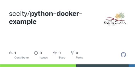 Github Sccitypython Docker Example