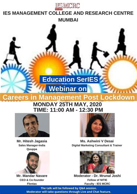 Ashwini Vishwanath Desai On Linkedin Education Paneldiscussion Careersadvice Webinar