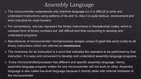8051 Programming 1pptx Operating Systems Computer Software And Applications