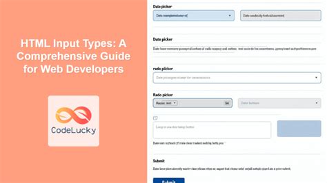 Html Input Attributes Mastering Form Controls Codelucky