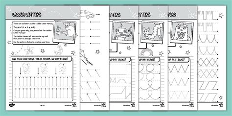 Ks1 Handwriting Warm Up Activity Pack Teacher Made