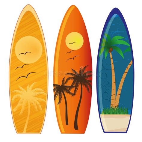 Clipart Of A Surfboard