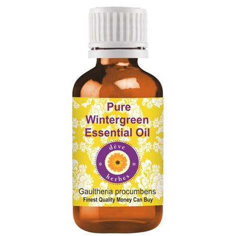 Deve Herbes Pure Wintergreen Essential Oil Gaultheria Procumbens