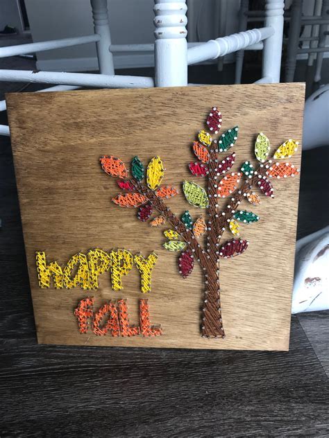 Fall String Art Etsy