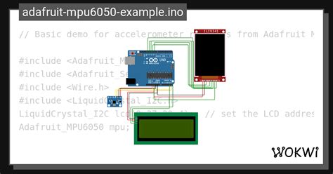 adafruit mpu6050 o wokwi esp32 stm32 arduino simulator