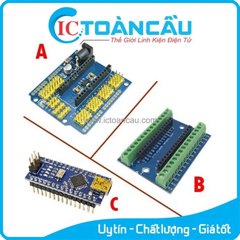 Board Mạch Arduino Nano V30 Type C Mini Usb Kèm đế Shopee Việt Nam