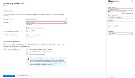 Tạo một Azure SQL Database cơ bản bằng portal trên Azure