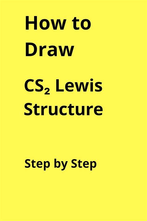 Cs2 Lewis Structure Electron Configuration Octet Rule Chemistry Worksheets