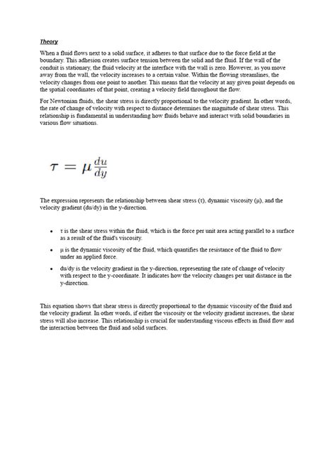 Theory Rd Pdf Reynolds Number Fluid Dynamics