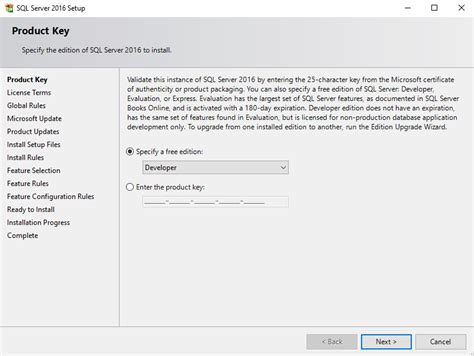 Sql Server 2016 Installation With Screenshots