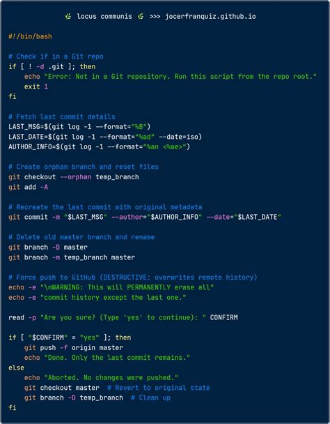 How To Reset Git History To The Last Commit Jocer F Posted On The Topic Linkedin
