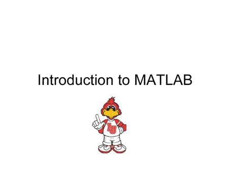 10 Modleing For Process Safety Matlab Tutoring Introduction To Matlab