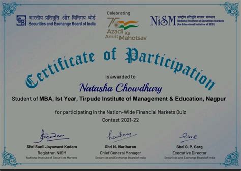 Natasha Chowdhury On Linkedin Certificateofcompletion