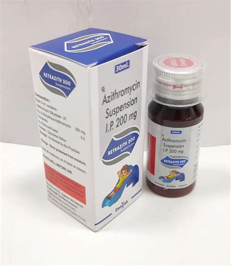 Azithromycin Oral Suspension 100mg 5ml At Rs 46 8 Bottle In Nagpur Id 2853655155797