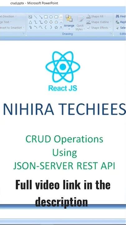 React Crud Operations Using Json Server Shorts Youtube