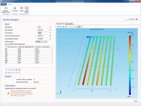 Creating An App For Modeling Flow Control In A Pipe Network COMSOL Blog