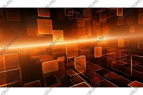 Effect Technology Background Orange