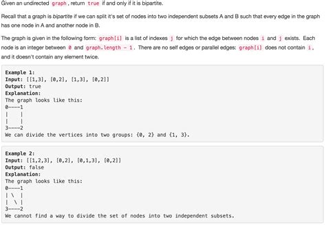Leetcode 785 Is Graph Bipartite · Issue 368 · Congrworld · Github