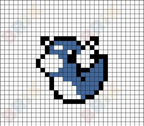 Pixel Art Dratini Shiny Dratini 29x26 Perler Bead Pattern Bead