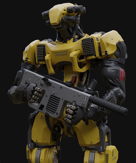 3d Model Robot Droid Unreal Unity Vr Ar Low Poly Rigged Cgtrader