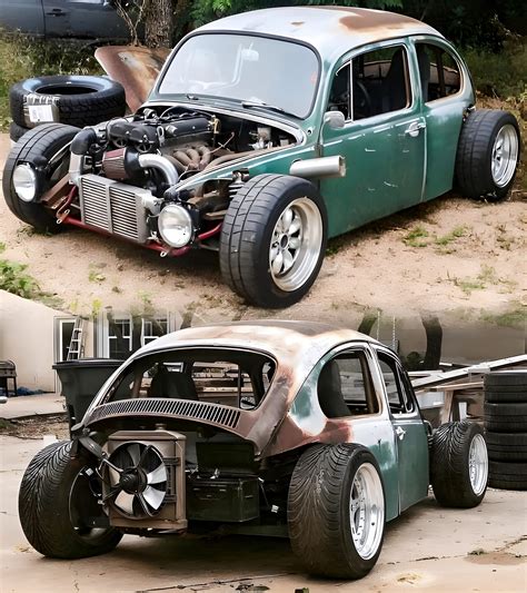American Vw Beetle Hot Rod This Is A Heavily Modified Volkswagen Beetle Transformed Into
