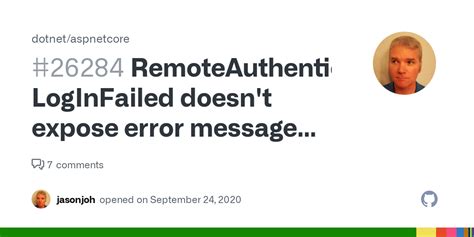 Remoteauthenticatorview Loginfailed Doesnt Expose Error Message With