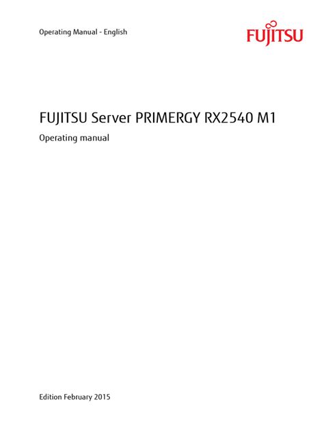 Fujitsu Server Operating Manual Pdf Hard Disk Drive Usb