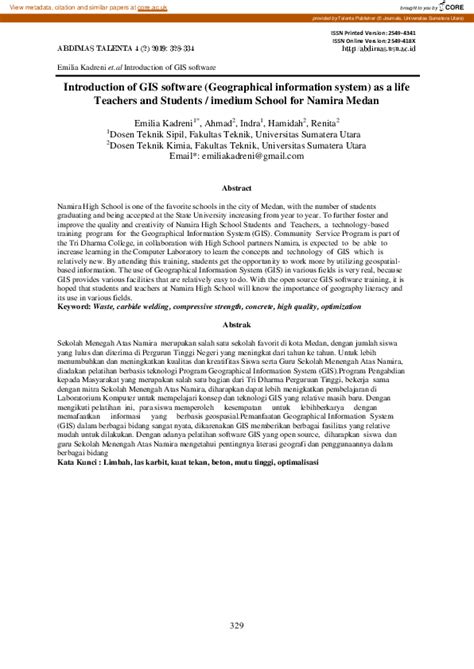 Pdf Introduction Of Gis Software Geographical Information System As A Life Teachers And