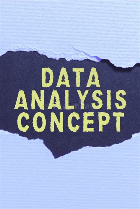 Sign Displaying Data Analysis Concept Conceptual Photo Evaluating Data