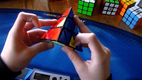 how to solve a pyraminx no algorithms easy youtube