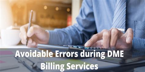 Avoidable Errors During Dme Billing Services I Conic Solutions