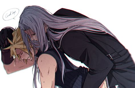 Yunyunonigiri Cloud Strife Sephiroth Final Fantasy Final Fantasy Vii Final Fantasy Vii