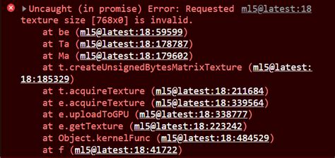 requested texture size [768x0] is invalid · issue 1326 · ml5js ml5