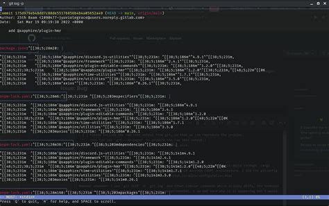 🐛 Weird Ansi Output On A Remote Vps Setup · Issue 1020 · Dandavison