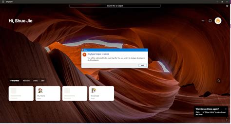 Anytype Crashing Within 5 Minutes Of Opening Bug Cemetary Anytype Community