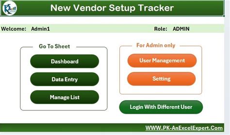 New Vendor Setup Tracker 2 Pk An Excel Expert