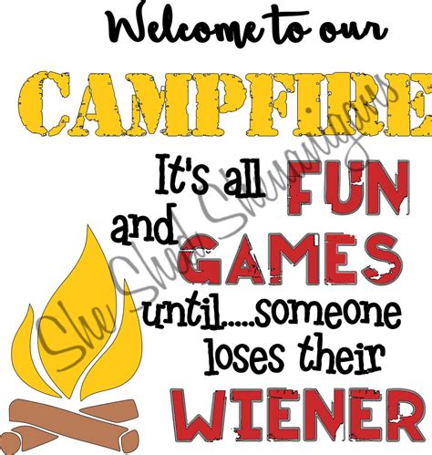 Campfire Loses Wiener Svg Cricut Cut File Silhouette Dxf Etsy